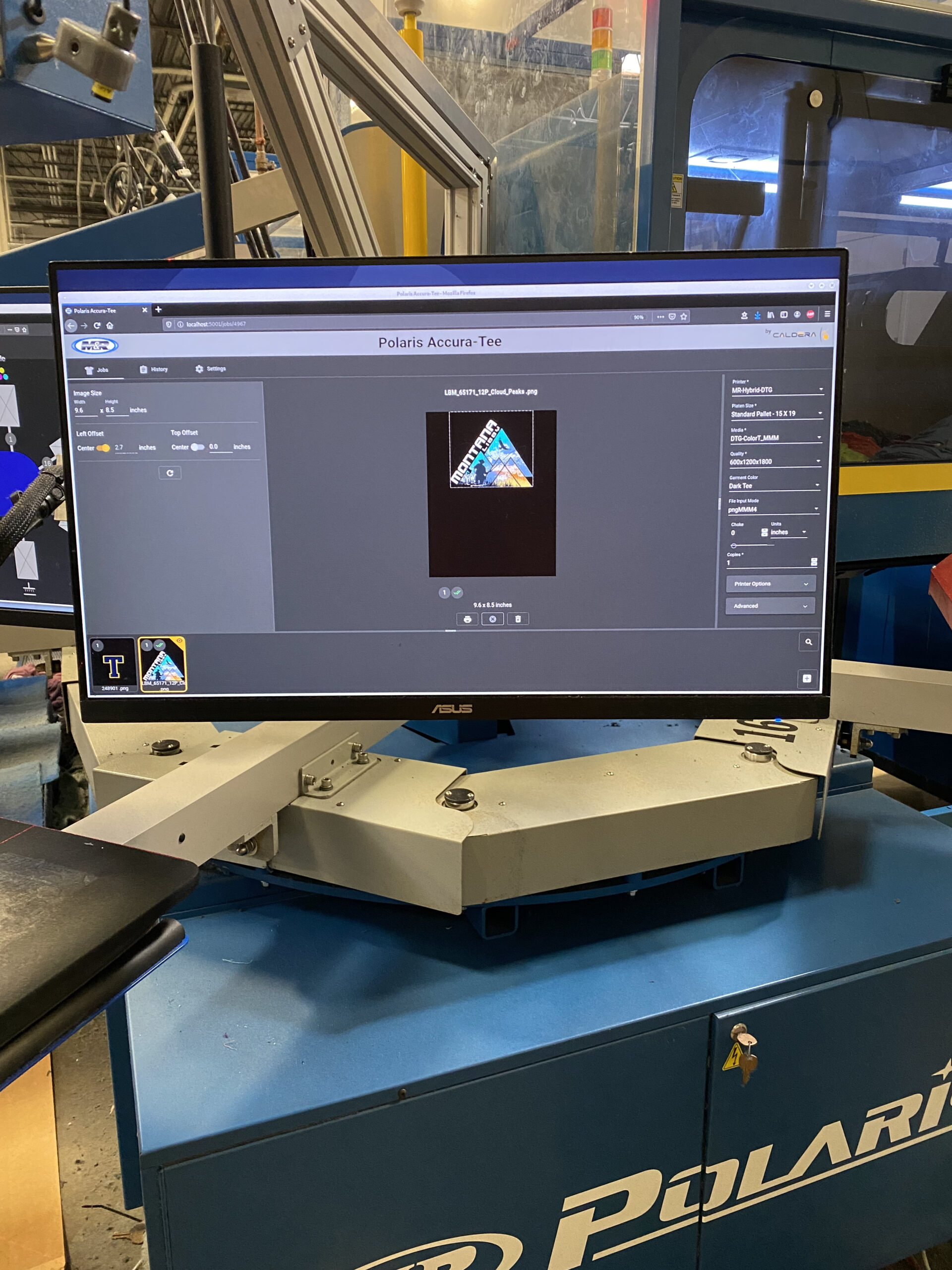 Polaris Digital Printer - Wild West Shirt Company